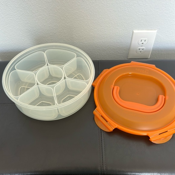 Lock & Lock | Kitchen | Lock Lock Divided Appetizer Snack Or Craft ...